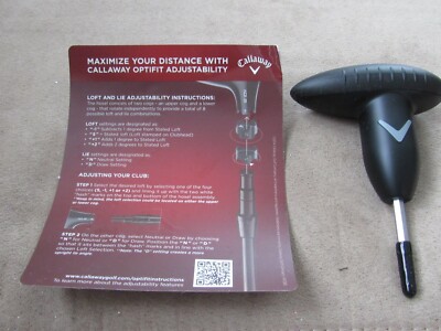 New Callaway Optifit Adjustability Driver Wrench With Instructions | eBay