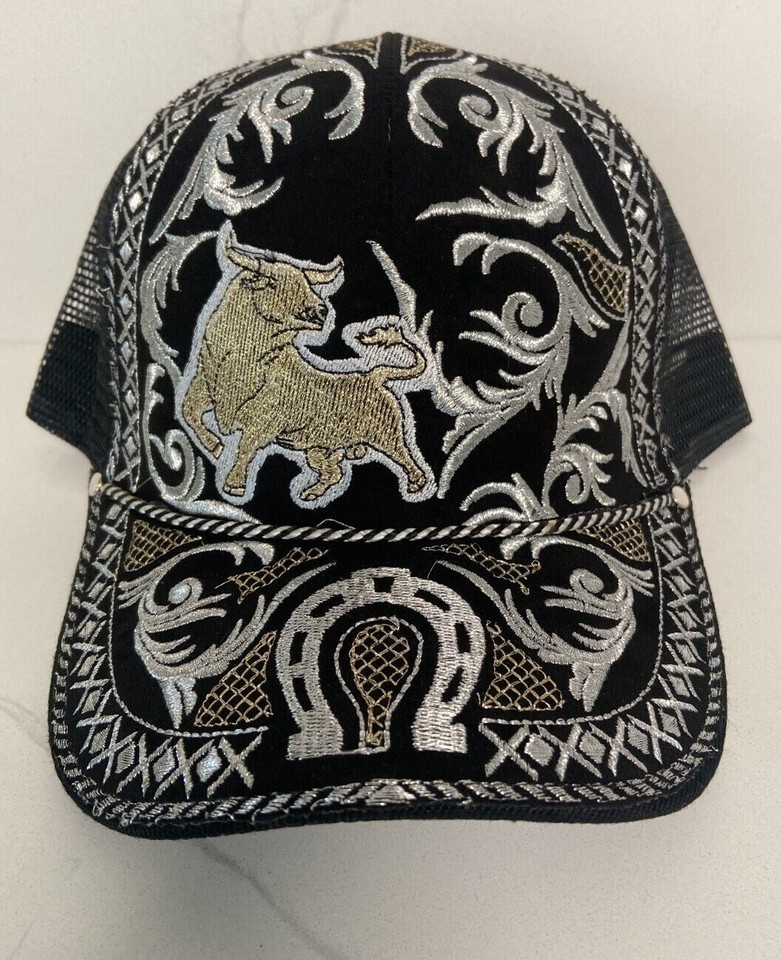 Silver Color Plated Hat Artisanal MeshBack Gris Gorra Artesanal ...