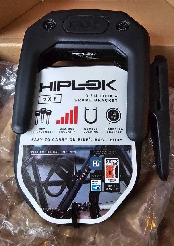 Hiplok DXF U Lock and Frame Bracket | eBay UK