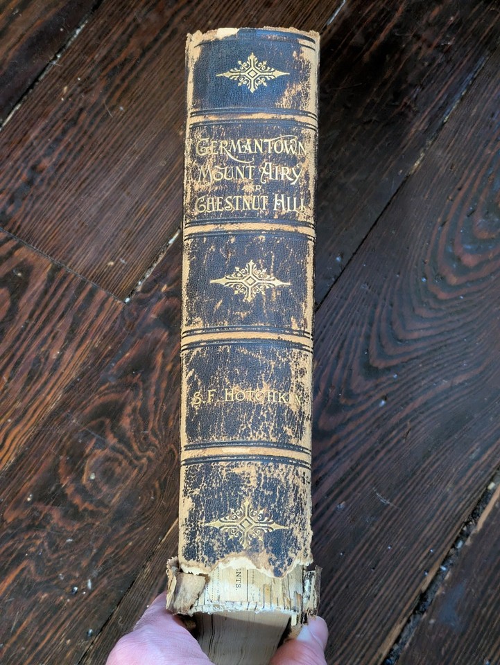 Germantown, Mt. Airy & Chestnut Hill, Antique Book, 1889, Philadelphia ...