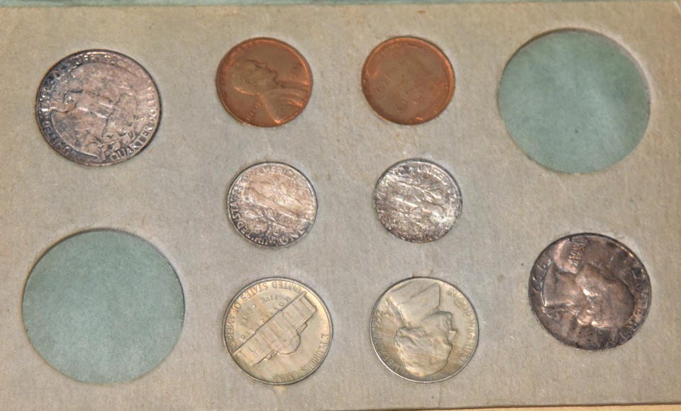 1952 P D S US Double Mint Set W/ Original Holders Partial Set | eBay