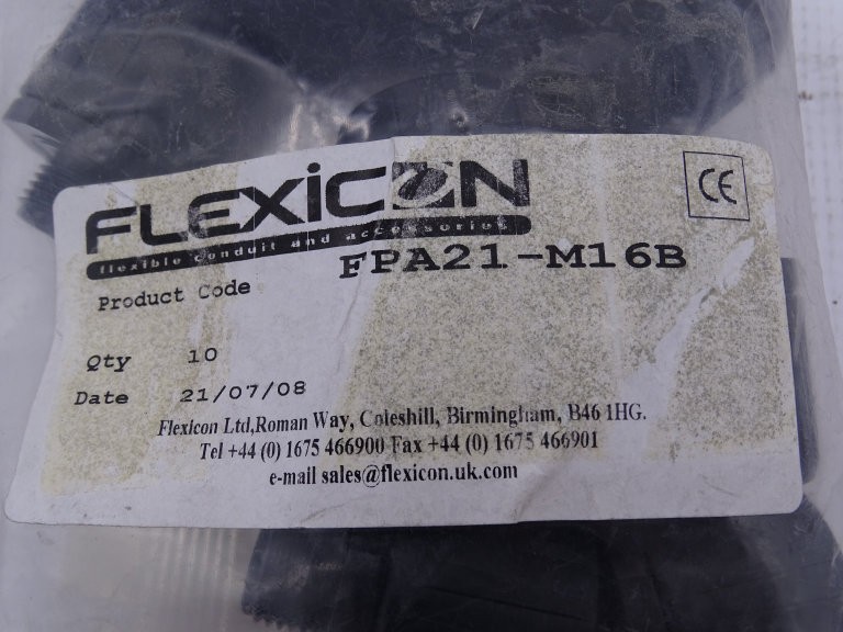 FLEXICON FPA21-M16B FITTING | eBay