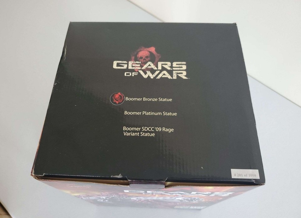 Gears of War Boomer statue Bronze cold cast. Comic Con exclusive! 201/ ...