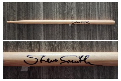 Steve Smith Signed Drumstick Journey Drummer Vital Information Jazz ...