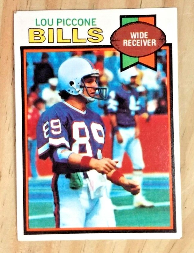 1979 TOPPS LOU PICCONE CARD#148 BUFFALO BILLS NEW YORK JETS WEST ...
