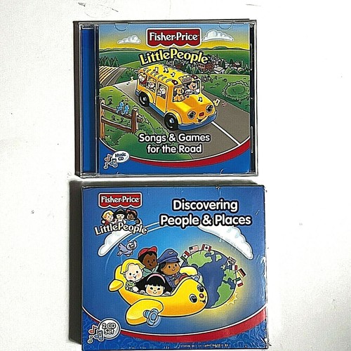 2 Fisher Price Little People Music CD's-Songs & Games for the Road ...