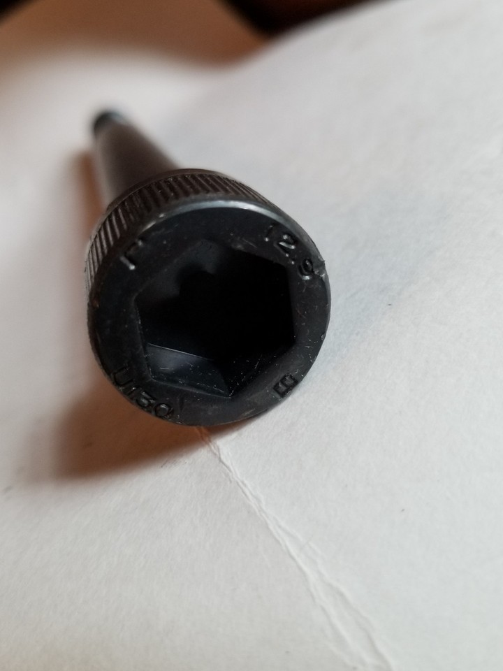 M16-2.0 x 160mm ISO 4762 Hex Drive Class 12.9 Black Oxide Steel Socket ...