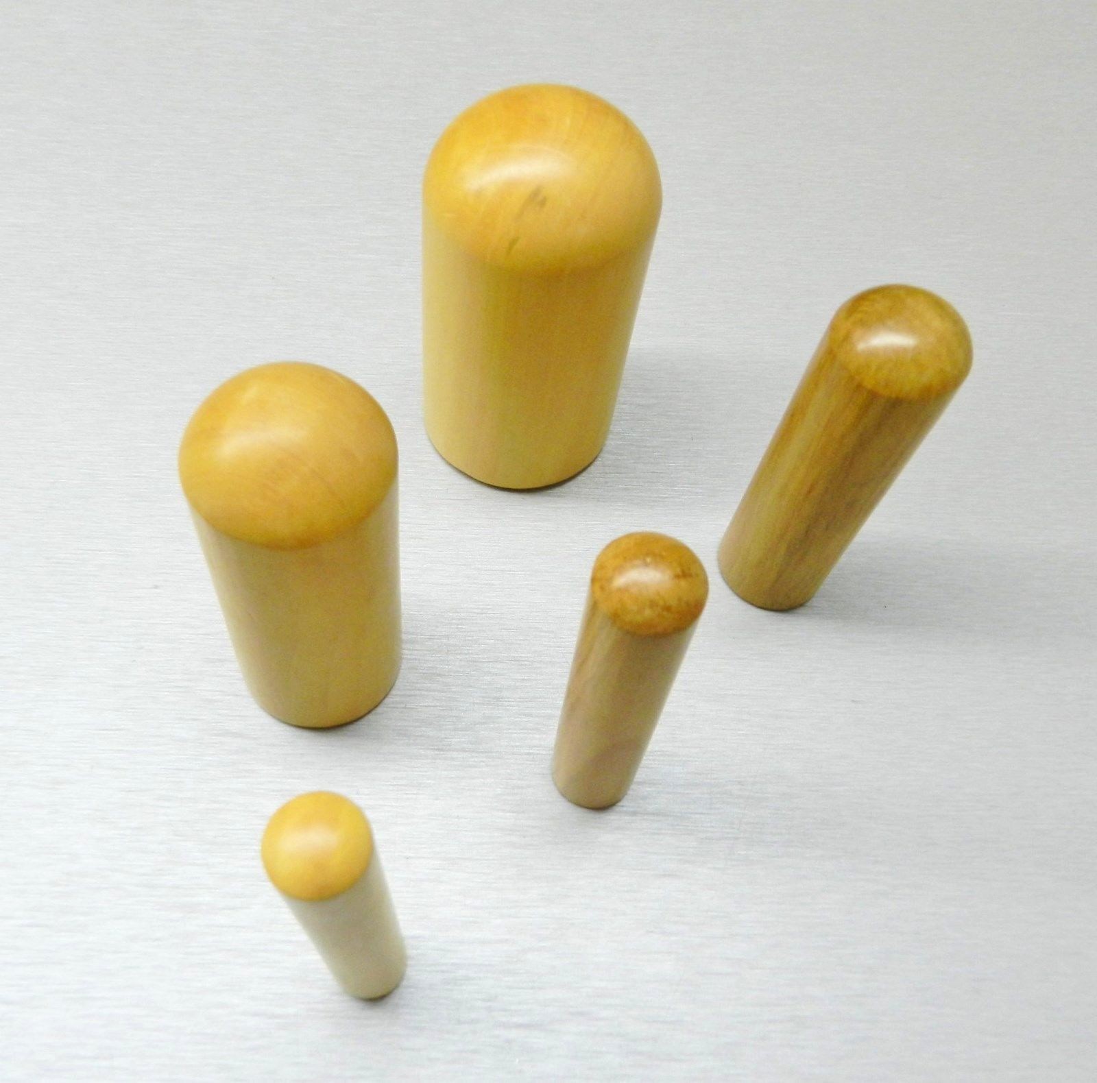 Wooden Dapping Punch Set - 5 Wood Punches Domed 5/8" - 2" Diameter ...