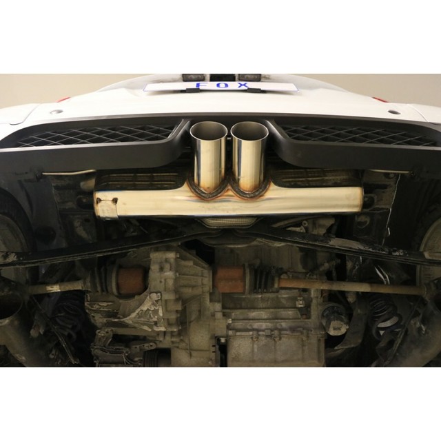 Fox Stainless Steel Sports Exhaust Smart FORTWO 451 Centrally 2x80mm ...