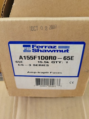 (1) NEW GOULD SHAWMUT 65E AMP CURRENT LIMITING POWER FUSE 15.5 KV ...