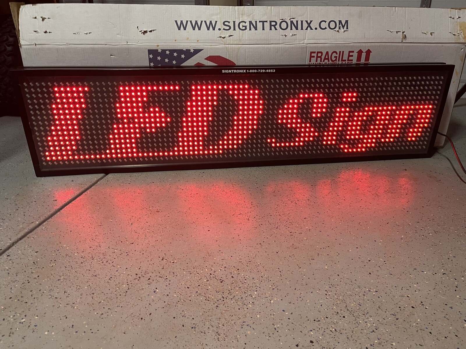 Signtronix Led Programmable sign | eBay