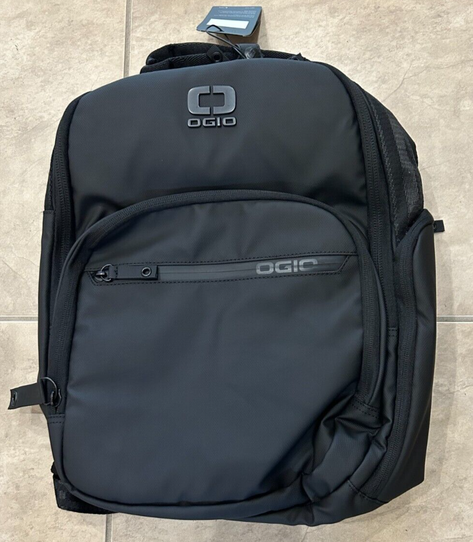 OGIO Commuter Black Backpack Laptop Bag Padded Back Panel Multiple Comp ...