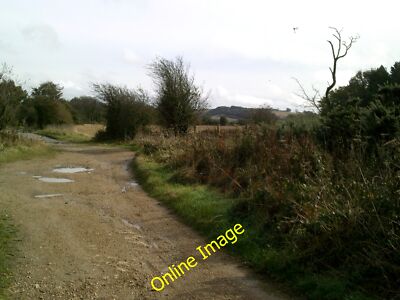 Photo 6x4 Road next to the car park near to Walbury Hill Combe/SU3760 ...