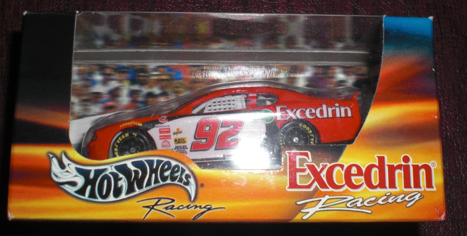 2002 HOT WHEELS RACING EXCEDRIN PROMO #92 TODD BODINE CAR SPECIAL ...