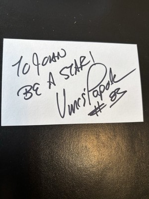 Vince Papale - 1976 Philadelphia Eagles “Walk-on Star,” 2006 Movie ...