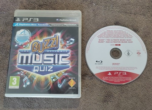 Buzz The Ultimate Music Quiz PS3 Version Promo FR TBE | eBay