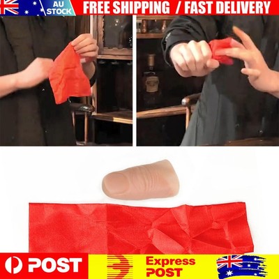 2pcs Silk Scarf Soft Fake Thumb Finger Children Magic Trick Toys ...