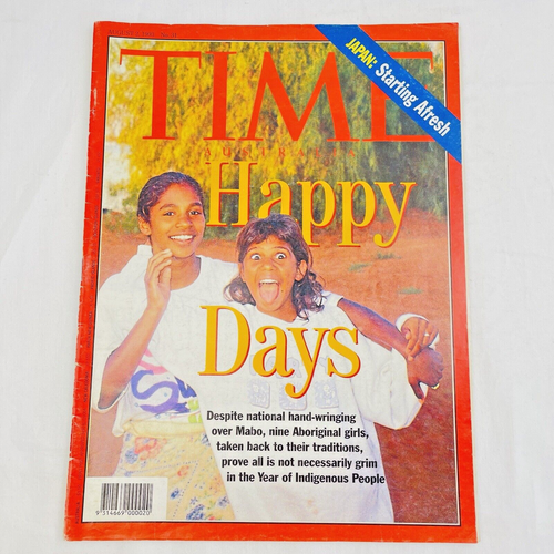 Time Magazine AU Edition August 2 1993 - 'Happy Days Year of Indigenous ...