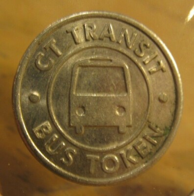 Vintage CT Transit Bus Token Hartford, CT - Connecticut WM | eBay