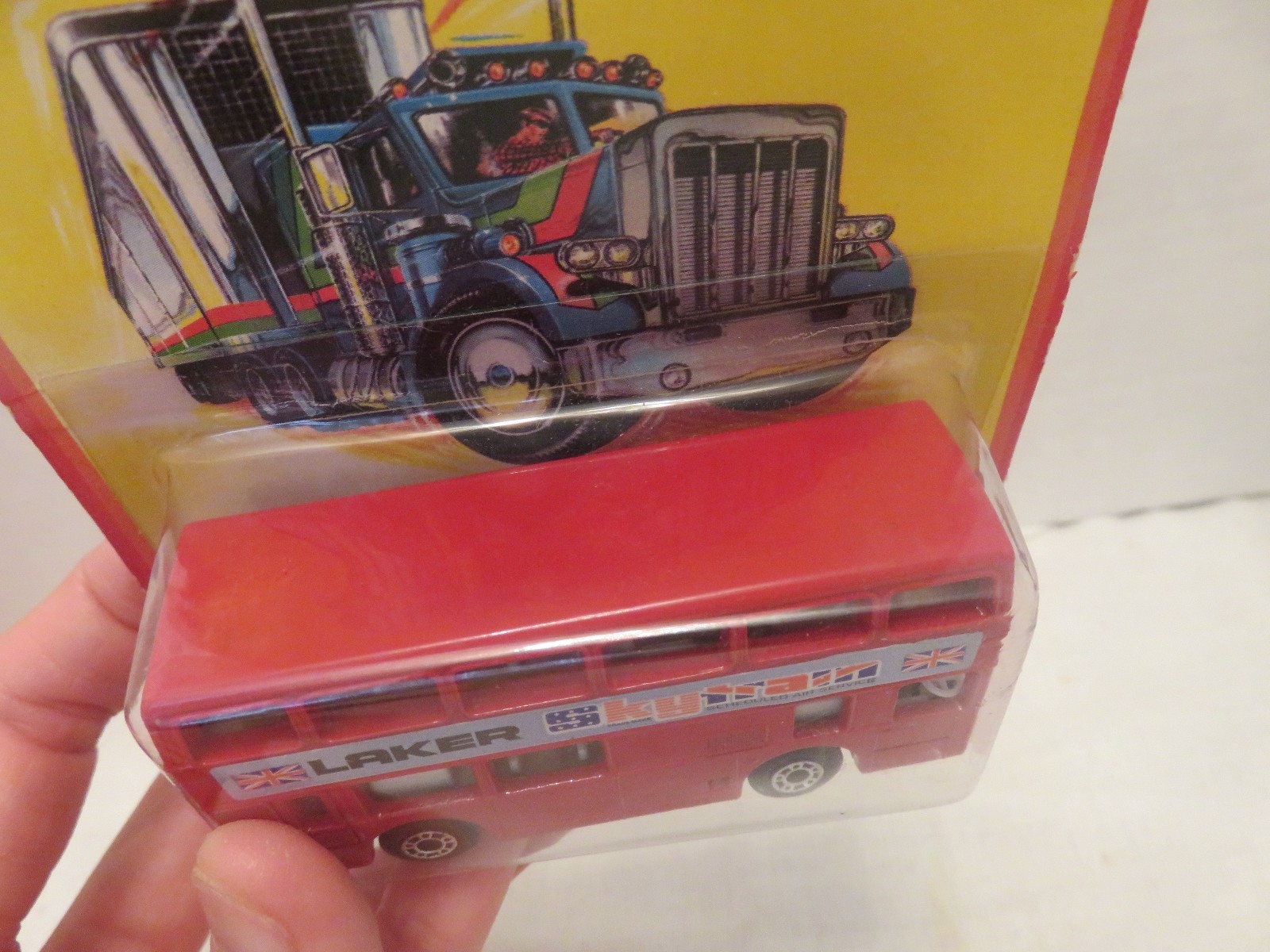Matchbox Lesney 17 London Bus Laker Skytrain Red Die-Cast Metal England ...