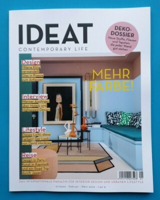IDEAT Contemporary Life 01/2020 Februar-März 2020 ungelesen 1A abs.TOP ...