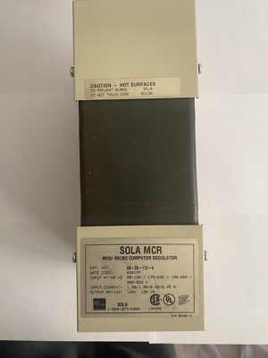 Sola MCR 63-23-112-4 Mini/Micro Computer Regulator | eBay