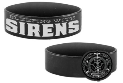 SLEEPING WITH SIRENS rubber wristband | eBay UK