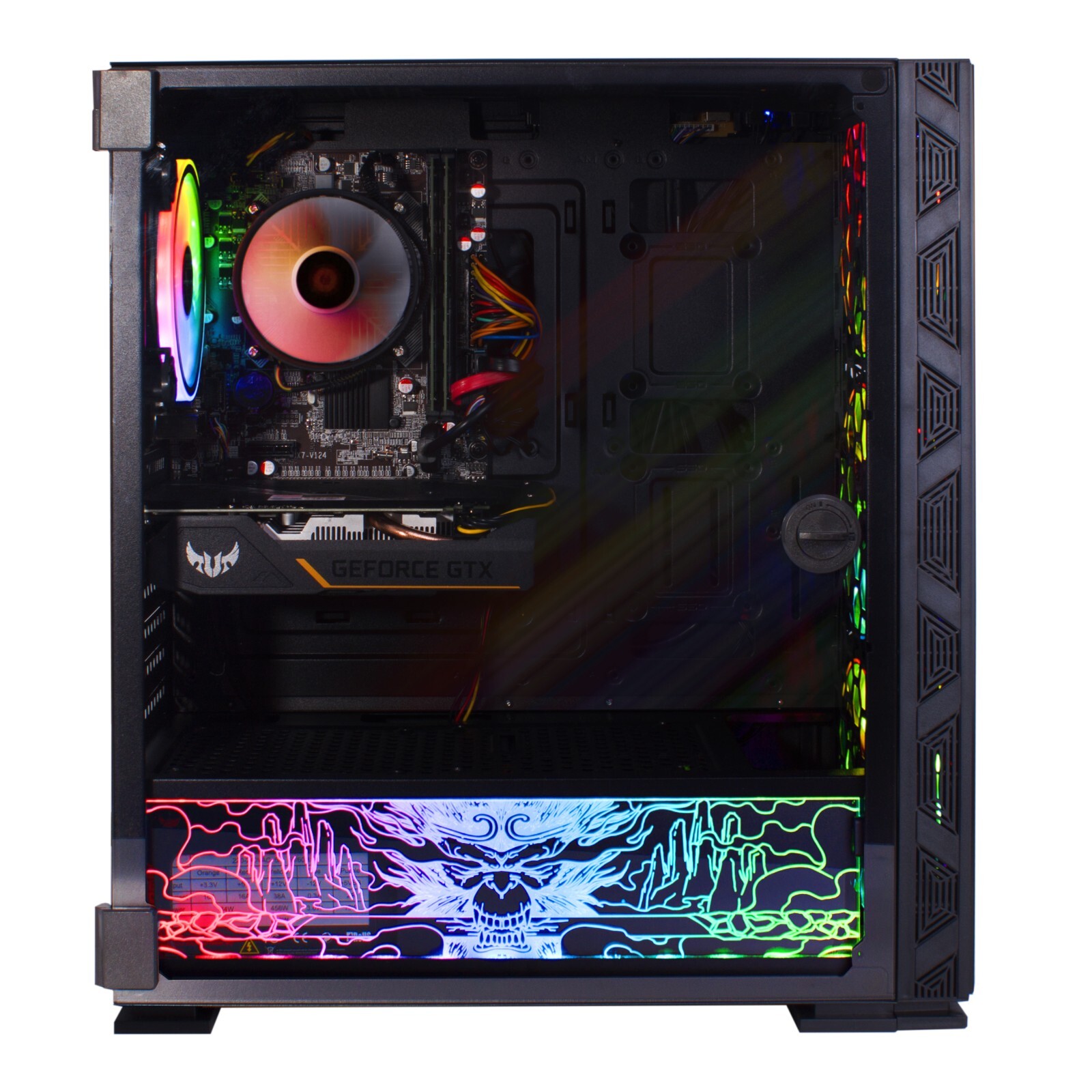 VenoScorp Gaming ARGB PC Intel i5-2400 8GB DDR3 256GB SSD+500GB HDD Win ...