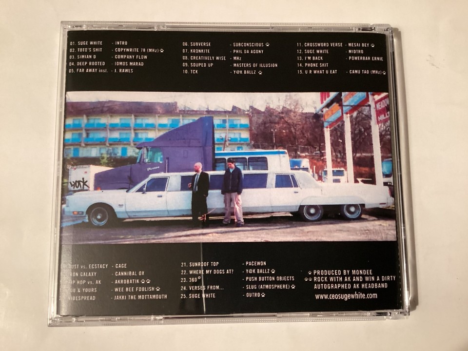 Suge White - Where My Dogs At? CD Rare 2001 mixtape dj mondee yak ballz ...