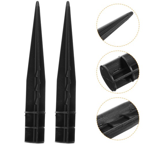 2 Pcs Floor Insert Accessories Ground Insertion Plastic Light Stakes | eBay
