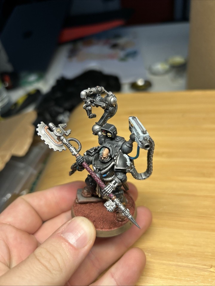 warhammer 40k miniature Iron Father Feirros iron hands pro painted ...