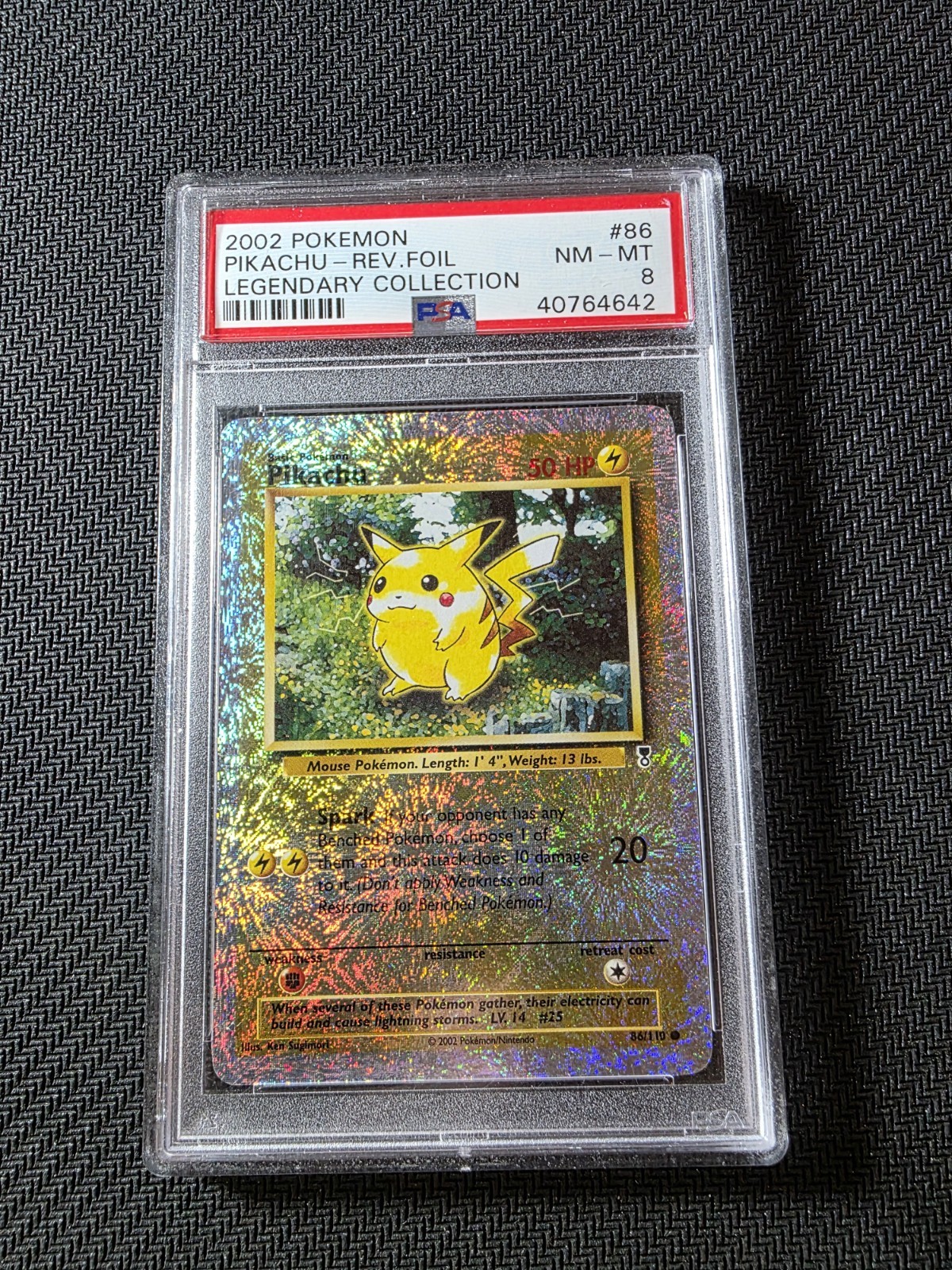 2002 Pokemon Pikachu Legendary Collection Reverse Holo #86 PSA 8 | eBay