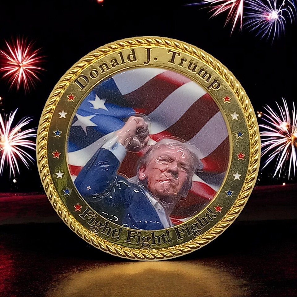Donald Trump "Fight! Fight! Fight!" Challenge Coin | eBay