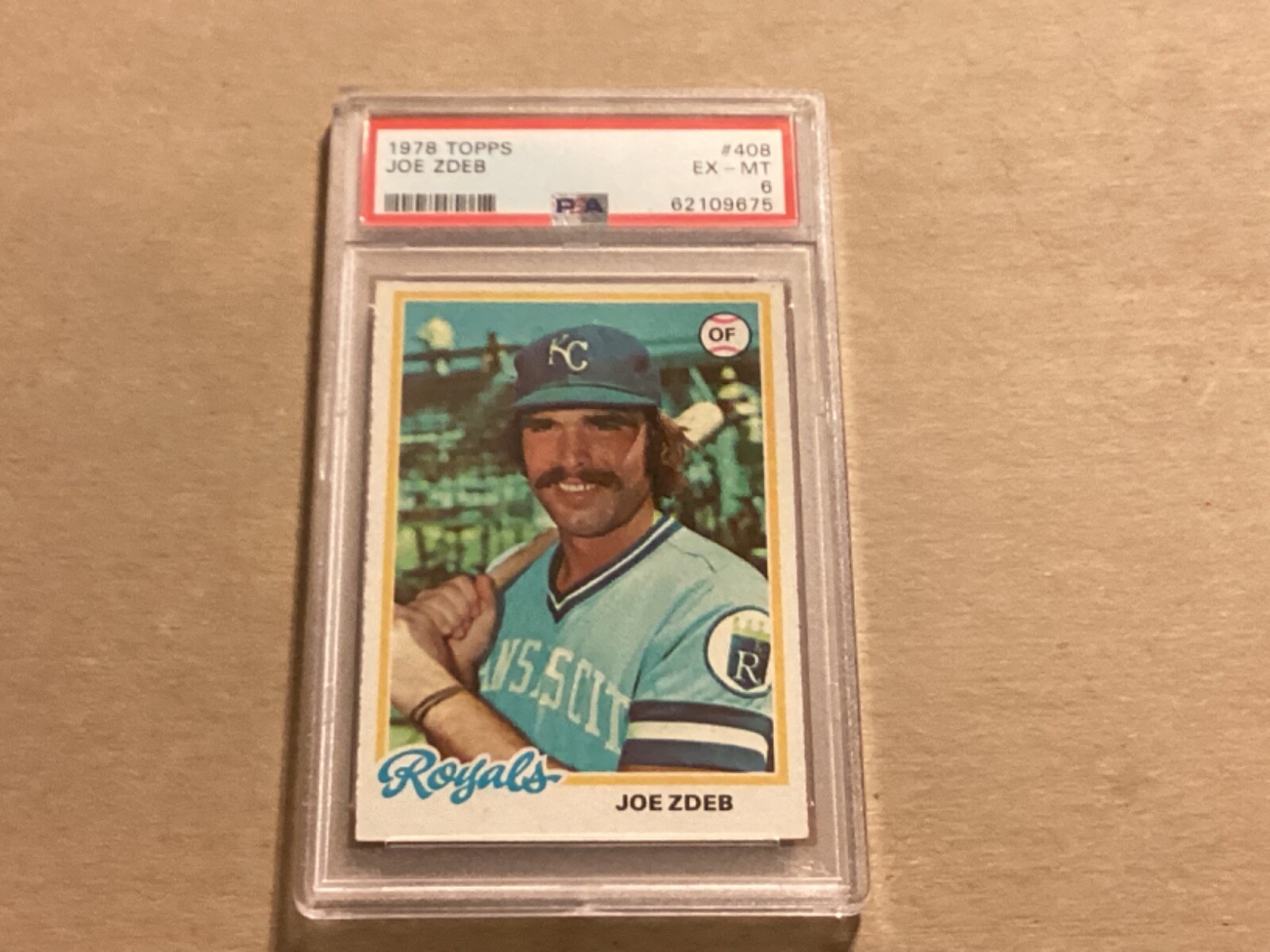 1978 Topps #408 Joe Zdeb Rookie Card - PSA 6 EX-MT - Newly Graded ...