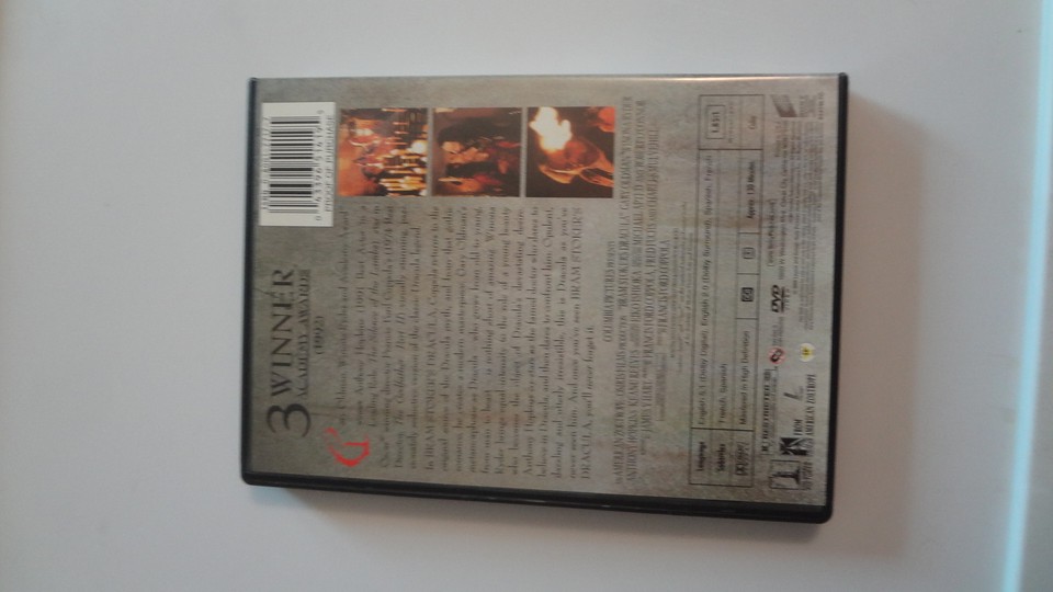 DVD ~ Bram Stokers Dracula (1997) 43396514195| eBay