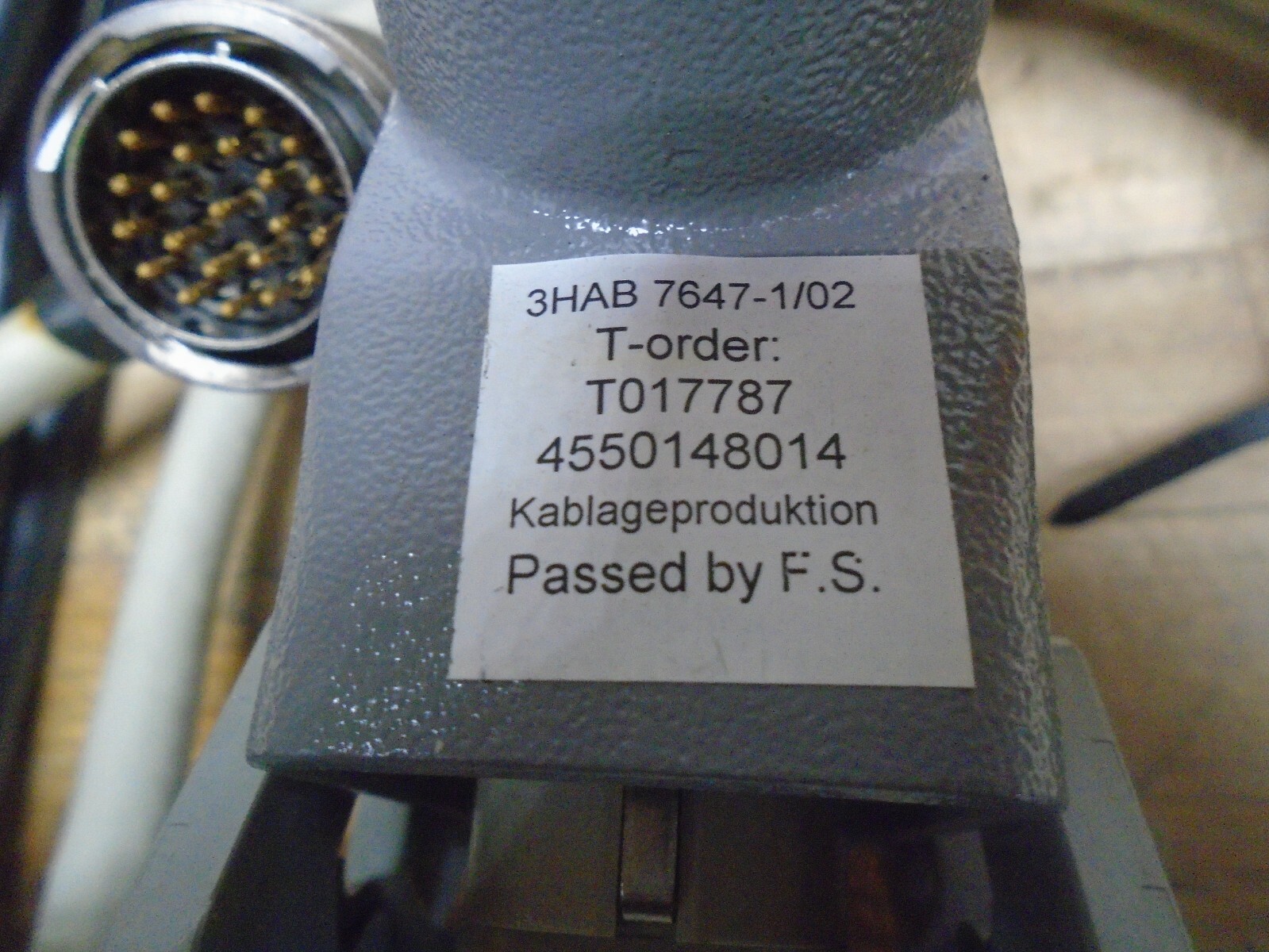 New old Stock 3HAB-7647-1/02 ABB Robot control Cable 3HAB7647-1 W310 | eBay