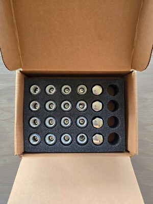 Corvette C8 Stingray 14mm x 1.5 Silver Lug Nuts Wheel Lugnut Set Of 20 ...