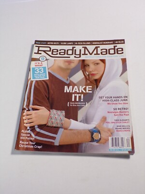 ReadyMade Magazine No 9, Winter 2004, Metro Belts, Globe Lamps ...