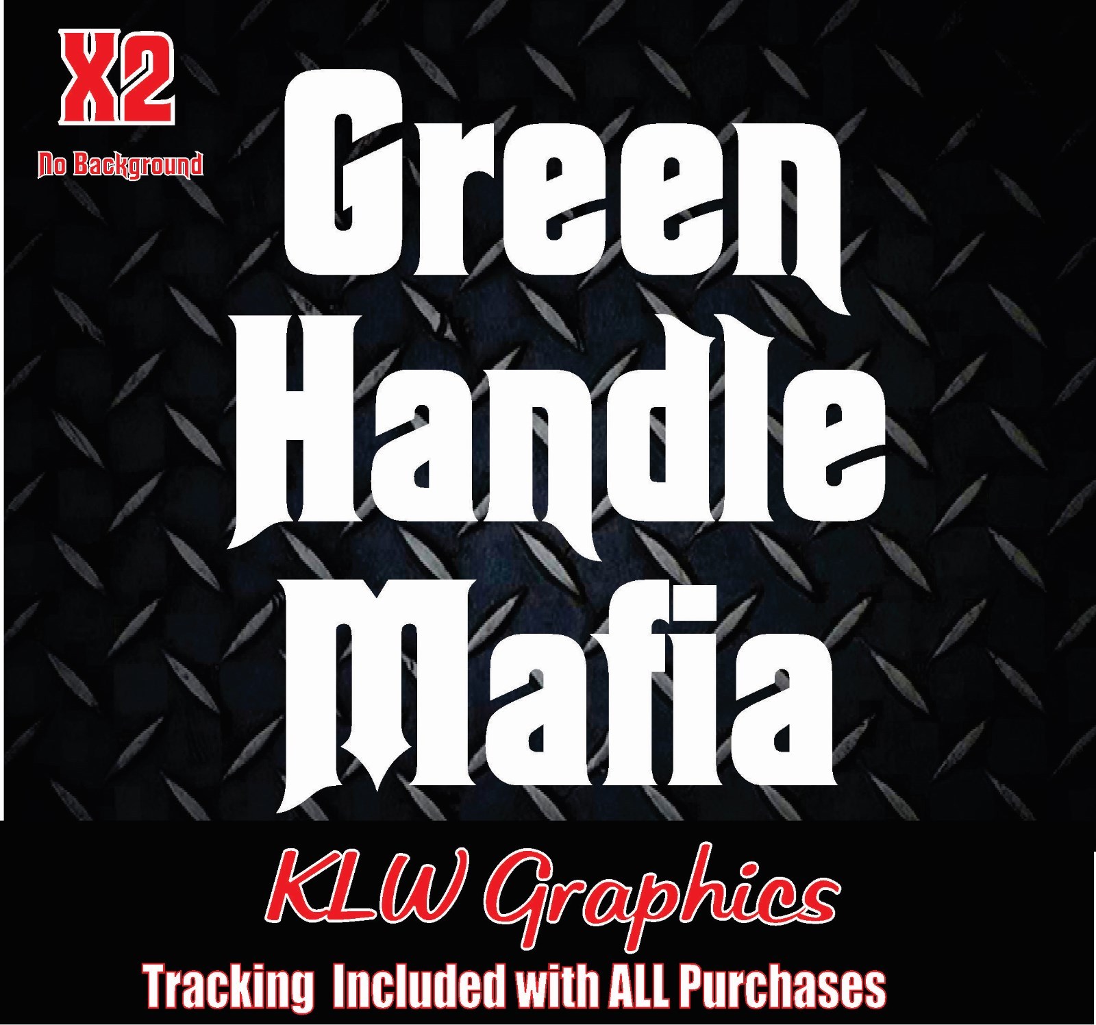 Green Handle Mafia Decal Sticker Turbo Diesel Truck 7.3L 6.6L 6.7L Euro ...