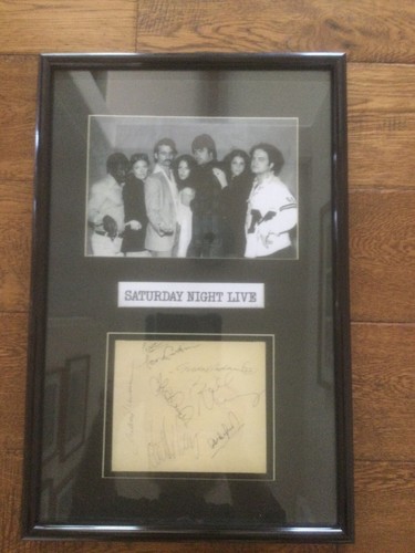 RARE "Saturday Night Live" TV full original cast autographs (repro ...
