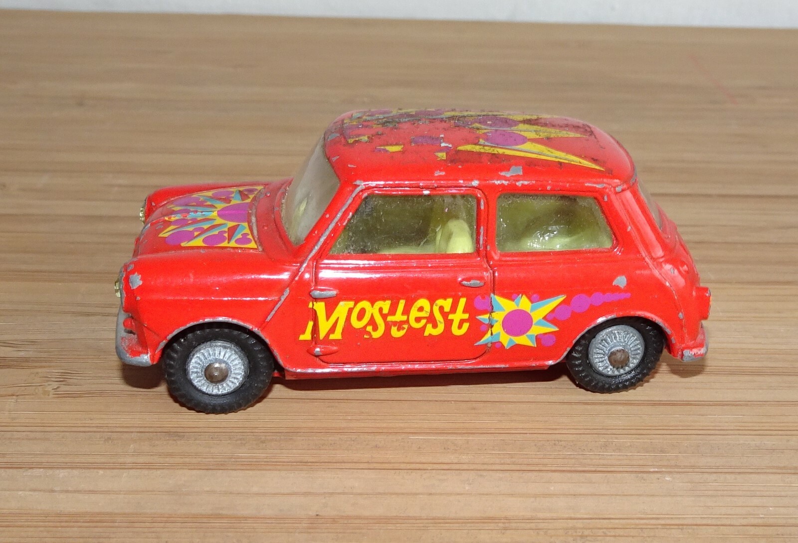 Corgi Toys 349 Scarce Morris Mini Minor ' Mostest ' ' Pop Art ...