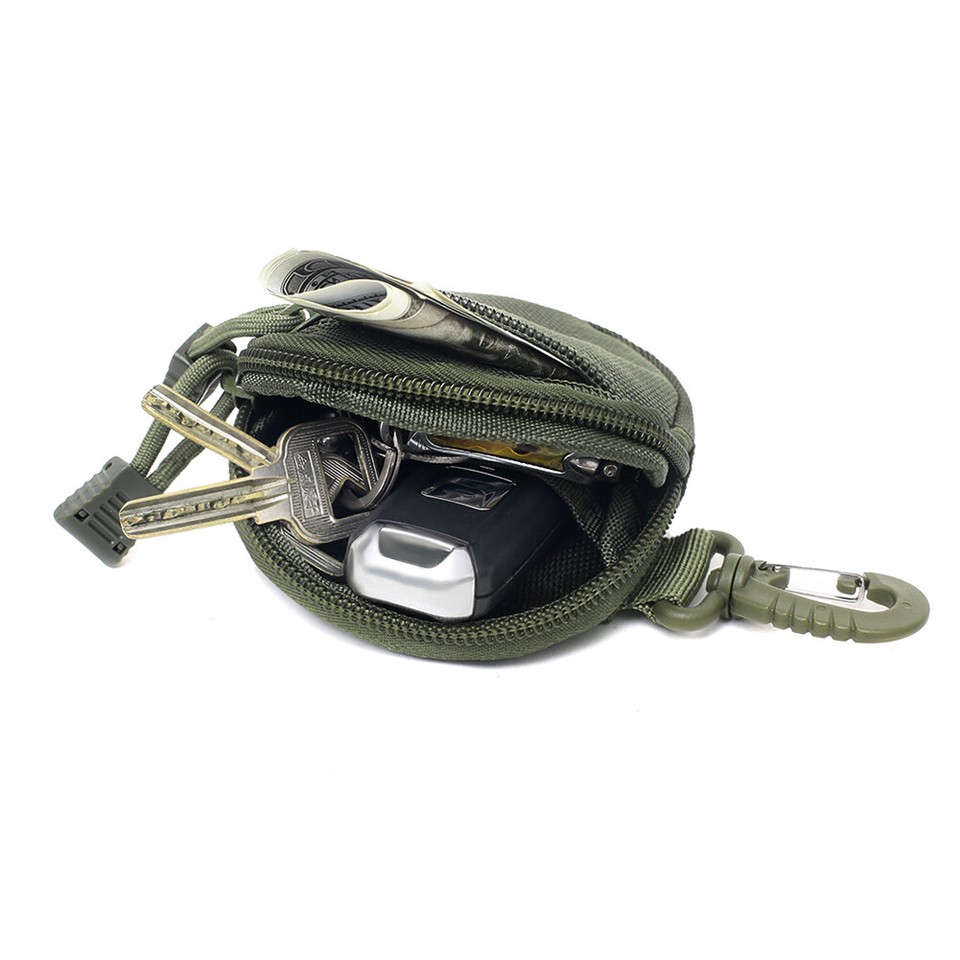 Tactical Small EDC Key Coin Holder Purse Pocket Wallet Waist Belt Bag ...