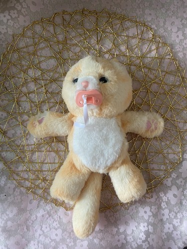 Little Live Pets Cozy Dozy Cat Doll Ginger Kitty Interactive Pacifier ...