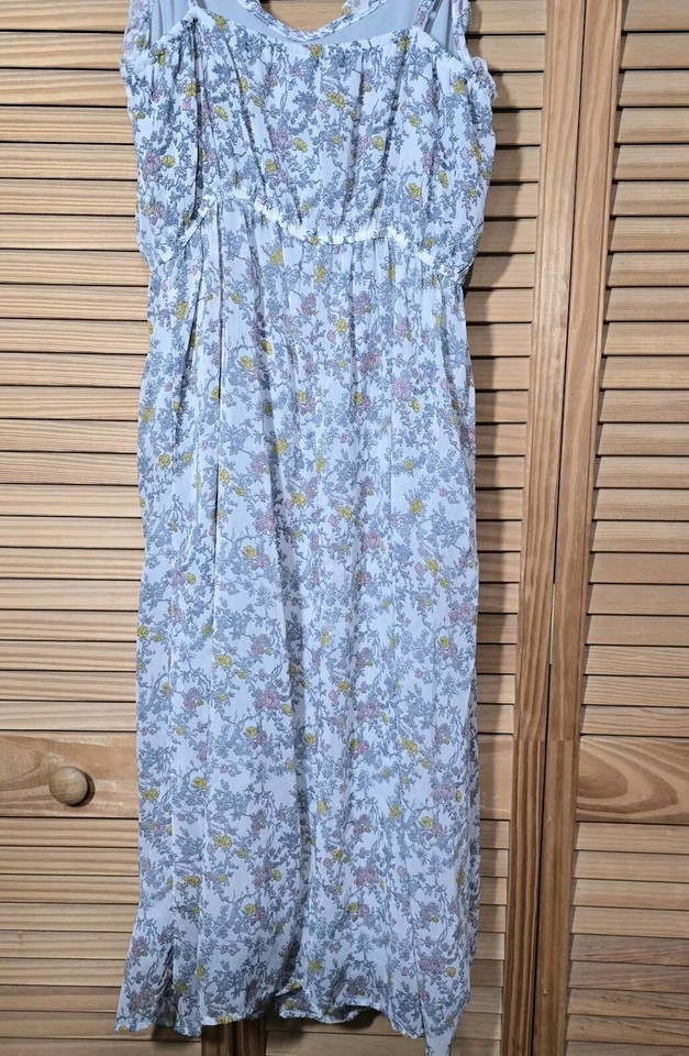 Wild Fable Women's Midi Slip Dress Xs Floral Fairygoth Feminine Boho ...