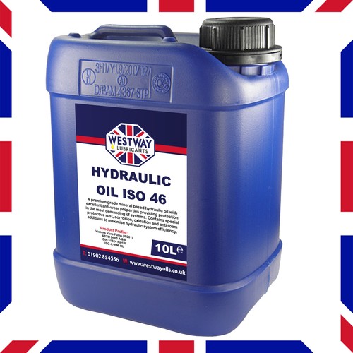 Hydraulic Oil ISO 46 Fluid 10L VG46 Westway High Grade 10 Litres DIN ...