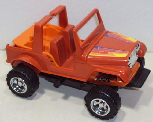 Kenner MASK 1985 Gator Jeep with Boat Vehicle Incomplete Broken Stering ...