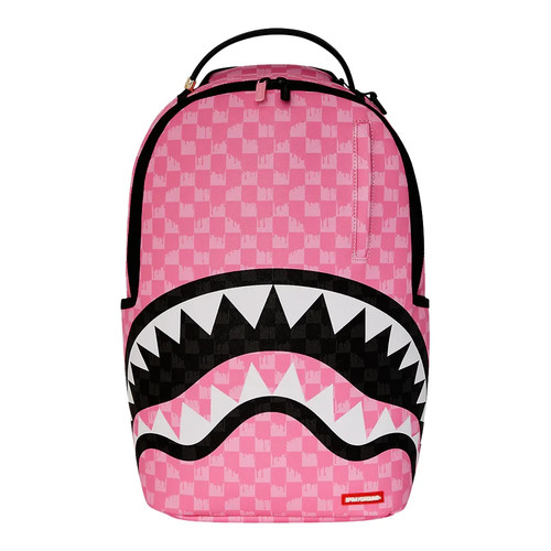 Sprayground Pink And Black Drip Check DLXSV Backpack | eBay