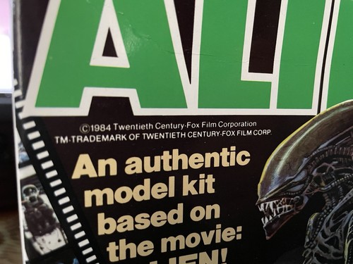 1984 MPC "Alien" Model Kit #1-1961 Vintage Missing Dome Includes Bonus ...