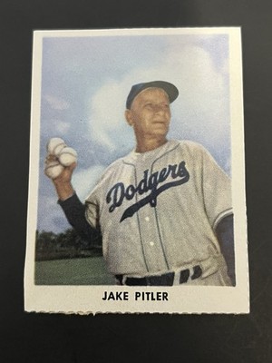 1955 Golden Stamps JAKE PITLER Brooklyn Dodgers NM (Used Stamp) | eBay