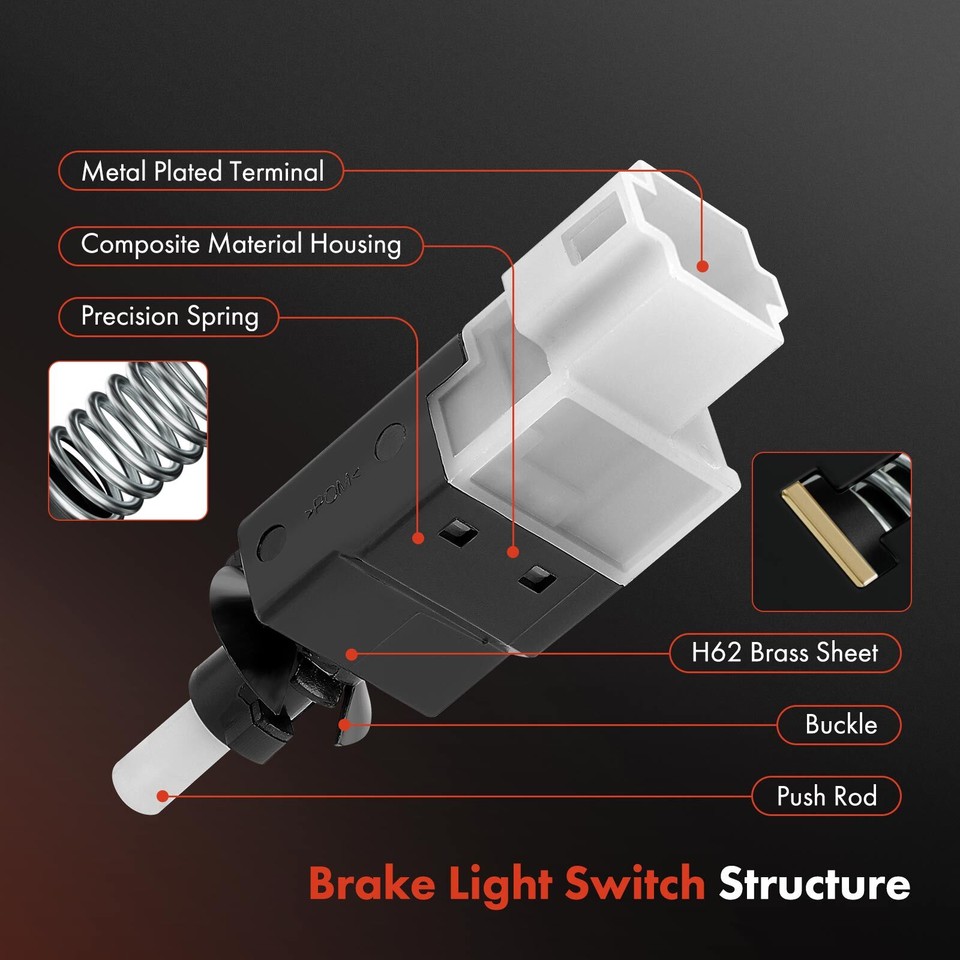 Brake Light Switch Pedal Position Sensor for Honda Accord Civic HR-V ...